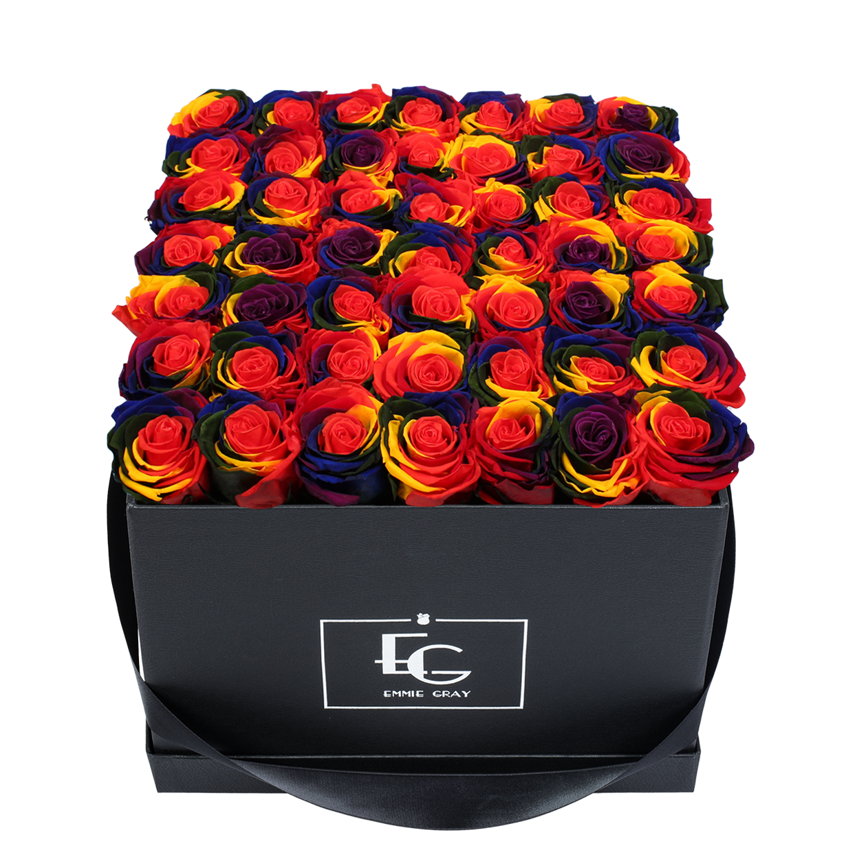 Black Rosebox with Infinity roses | EMMIE GRAY